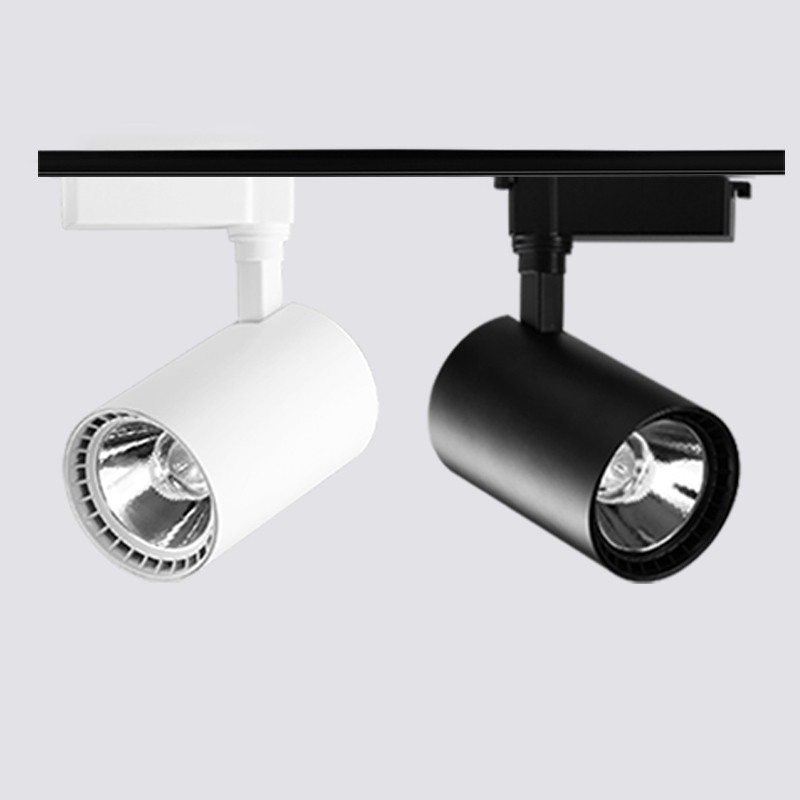 Track Light Rail Spot 30W COB LED Ceiling Spotlight For Clothes Shoes ...