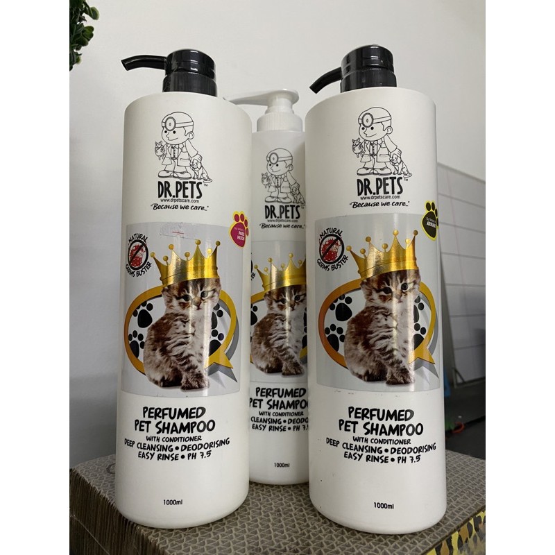 DR PETS Natural Germs Buster Perfumed Pet Shampoo 1000ml | Shopee Malaysia