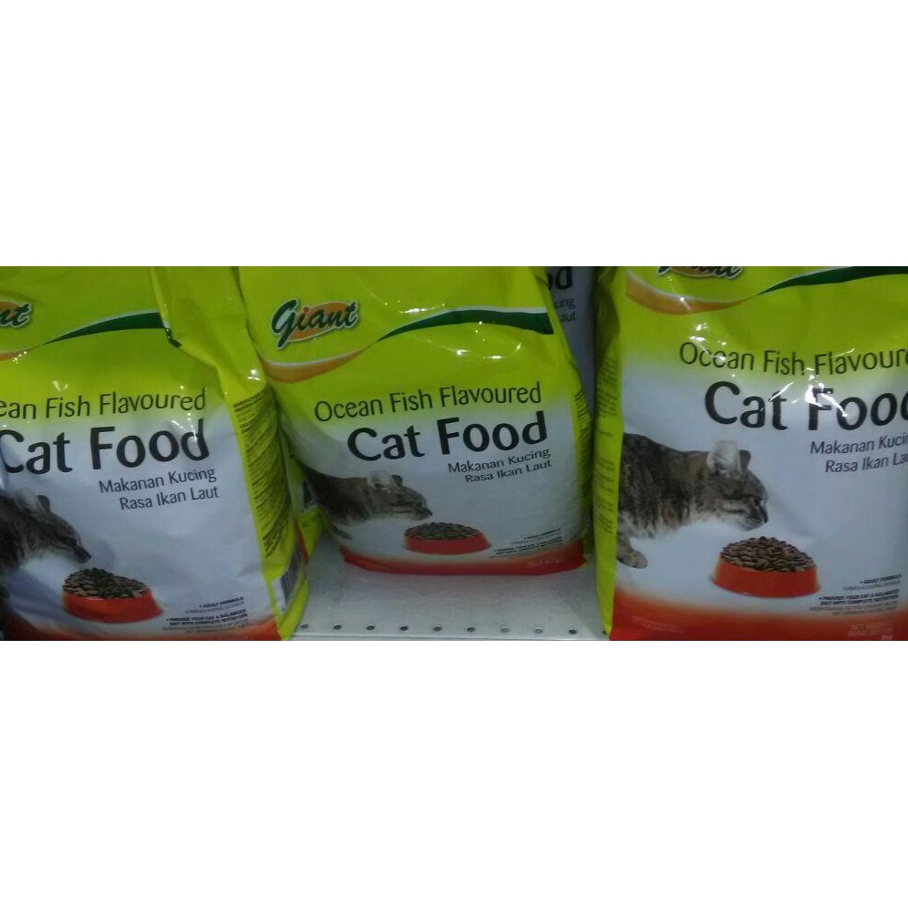 Giant Cat Food Ocean Fish Flavors - 2KG | Shopee Malaysia