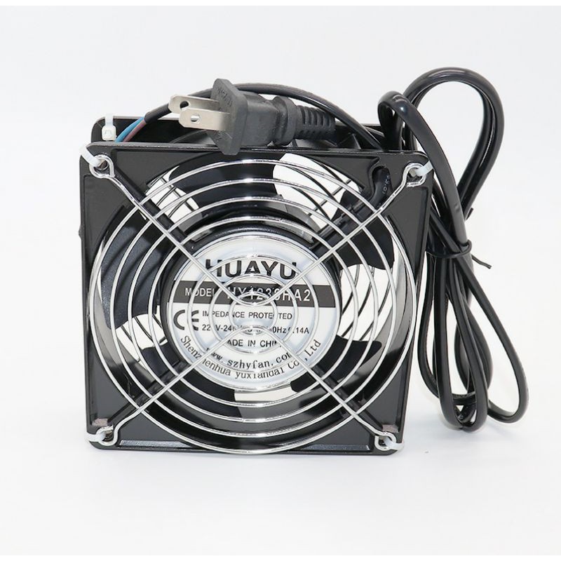 Mute Cooling Fan 12x12cm Smart sensor fan thermometer fan For Reptile ...