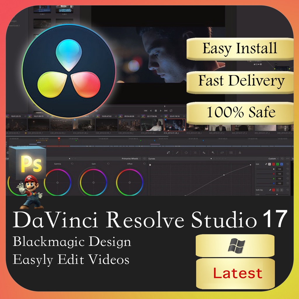 DaVinci Resolve Studio For Window 10/11 (Latest) | Shopee Malaysia