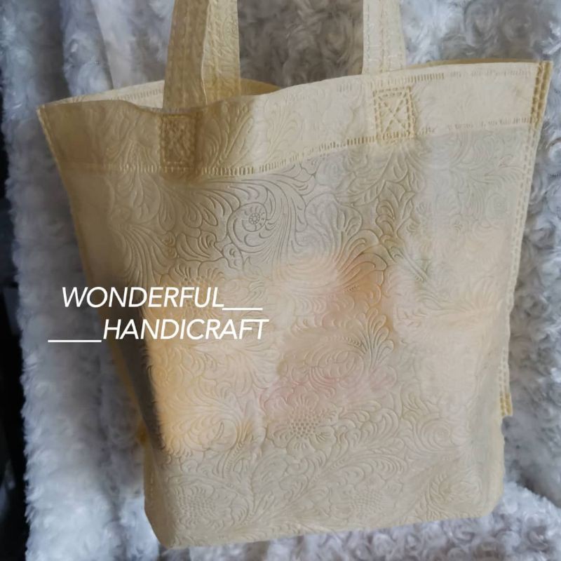 10PCS Goodies Beg 20x25cmx8cm with Handle n Bottom 💝 beg Bertapak beg ...