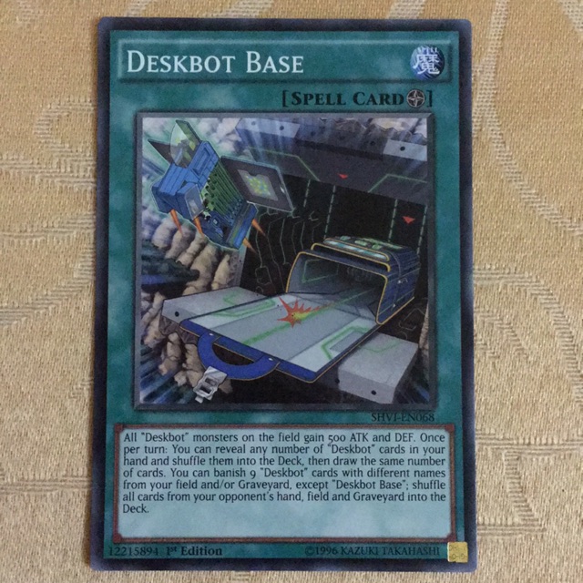 Yugioh Card - Deskbot Base (Real Card) | Shopee Malaysia