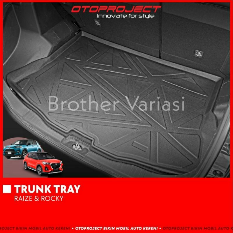 Trunk Tray / Trunk Carpet Raize Rocky 2021 Otoproject | Shopee Malaysia