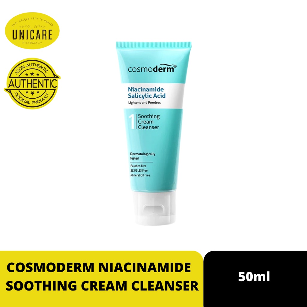 COSMODERM NIACINAMIDE SOOTHING CREAM CLEANSER 50ML | Shopee Malaysia