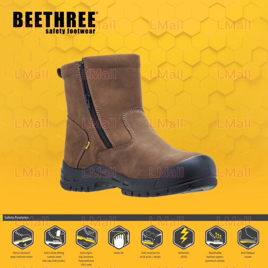 SEMENYIH Beethree Man Safety Shoes Safetyboots Kasut Keselamatan Heavy ...