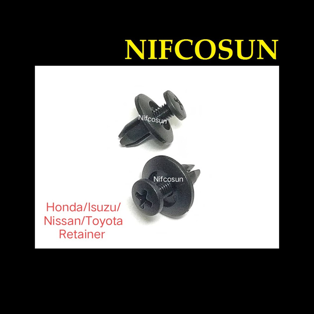 [READY STOCK] HONDA/ISUZU/NISSAN/TOYOTA PUSH-TYPE RETAINER CLIP ...