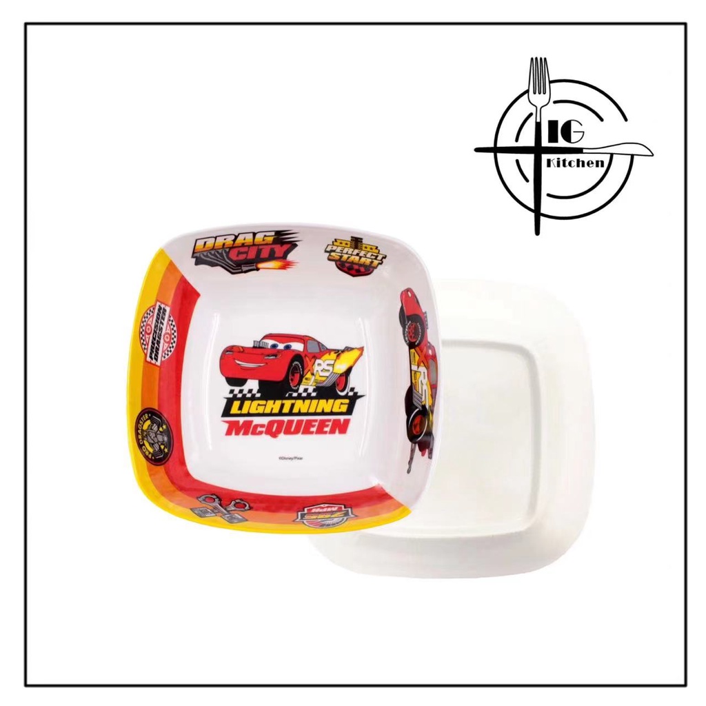 =IG= Disney Cartoon Children Pixar Cars 6 Inch Melamine Children Square ...
