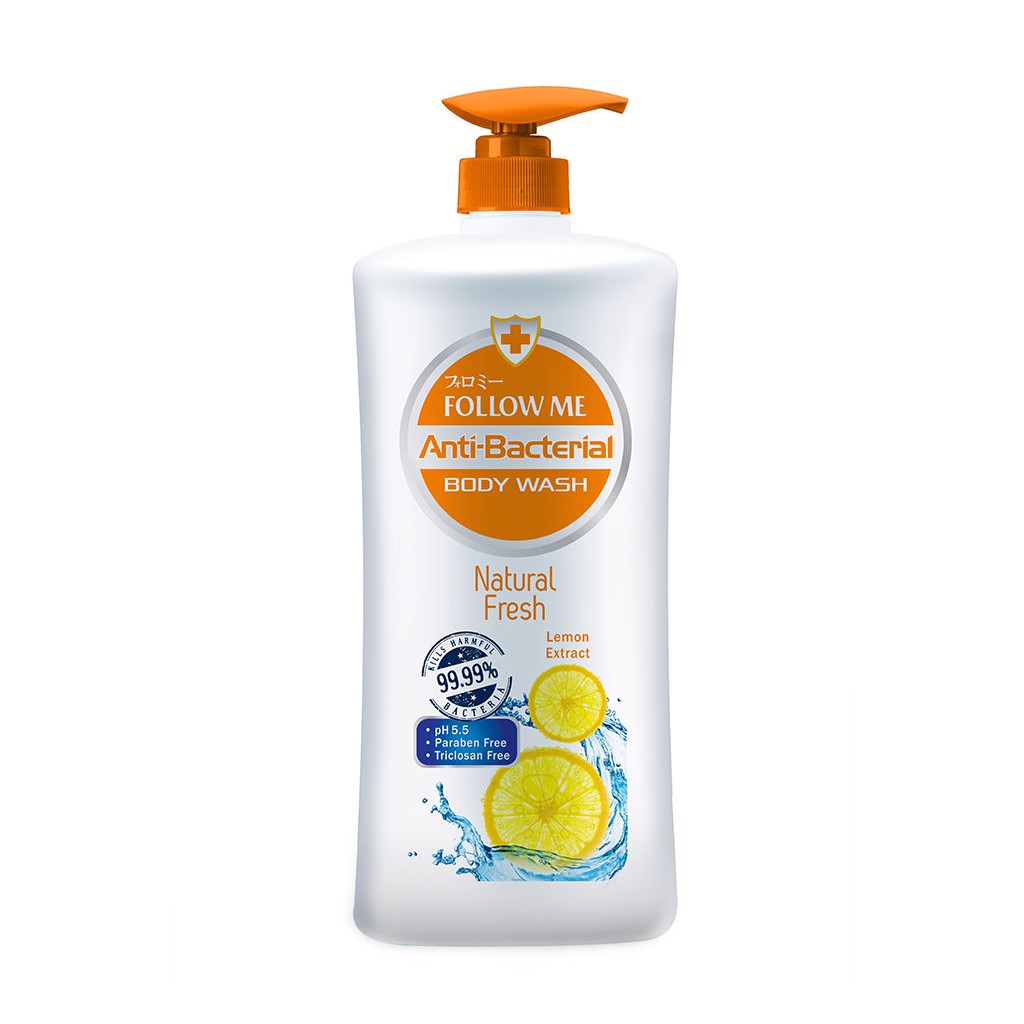 FOLLOW ME ANTI-BACTERIAL BODY WASH 1000ML - NATURAL FRESH (NEW ...