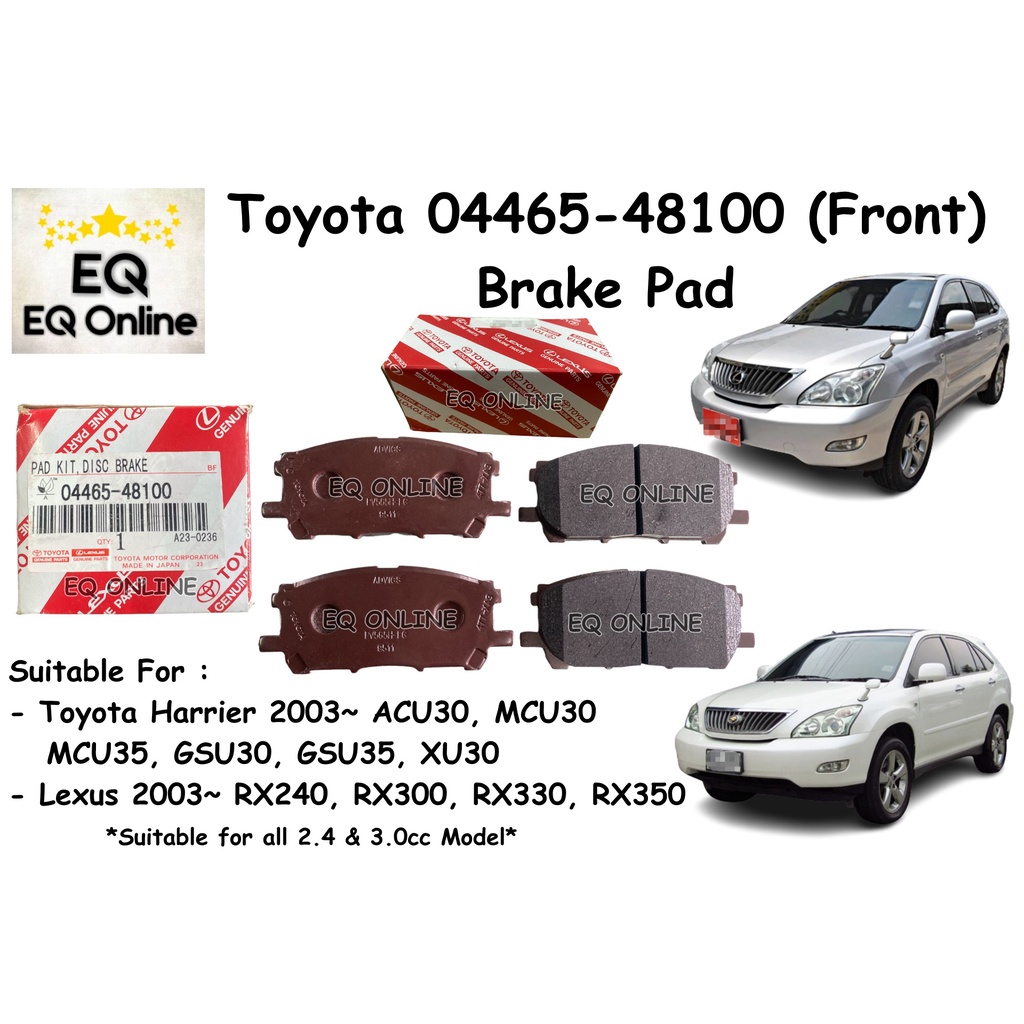 Toyota Harrier Lexus 2003 ACU30 MCU30 MCU35 GSU30 GSU35 XU30 RX240 ...