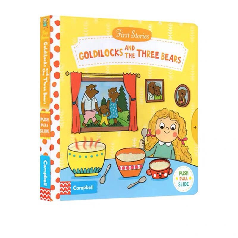 Goldilocks and the Three Bears First Stories Interactive Book Push Pull ...