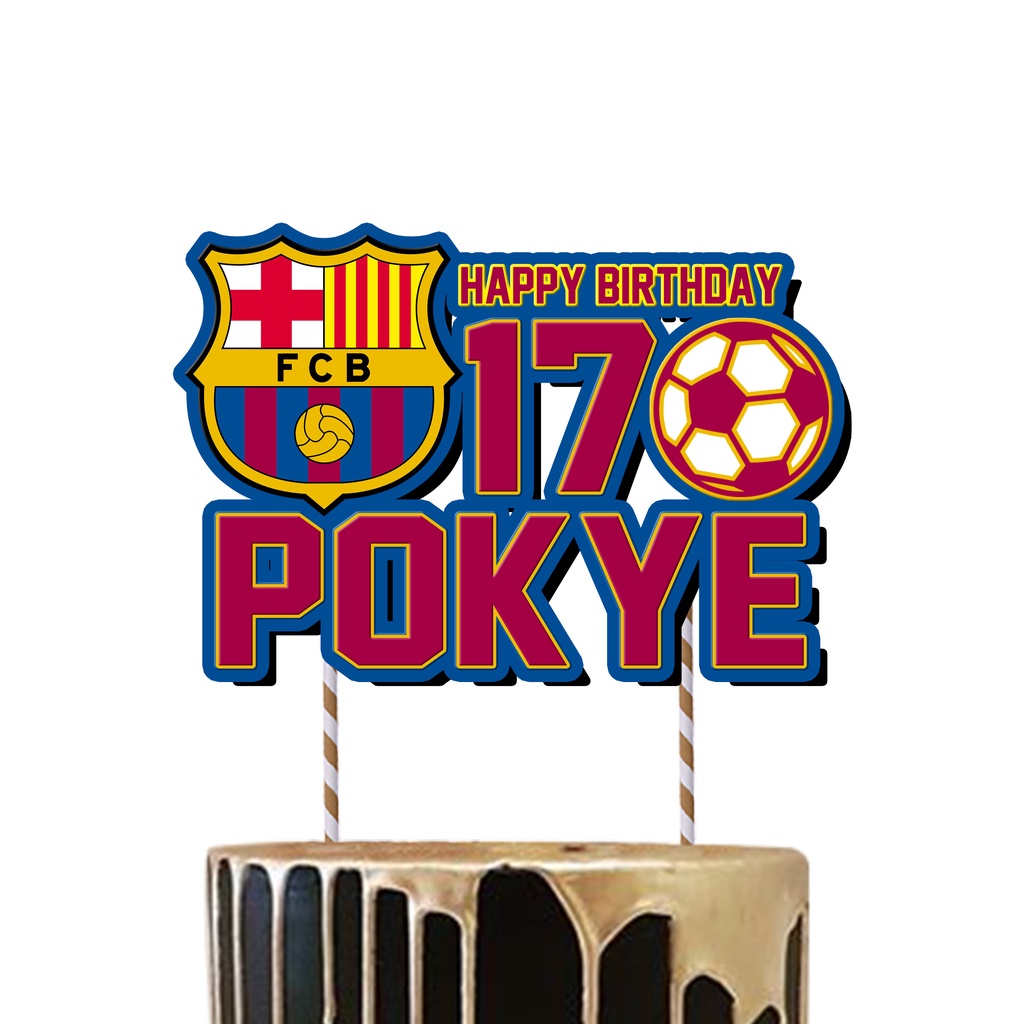 BARCELONA CAKE TOPPER | Shopee Malaysia