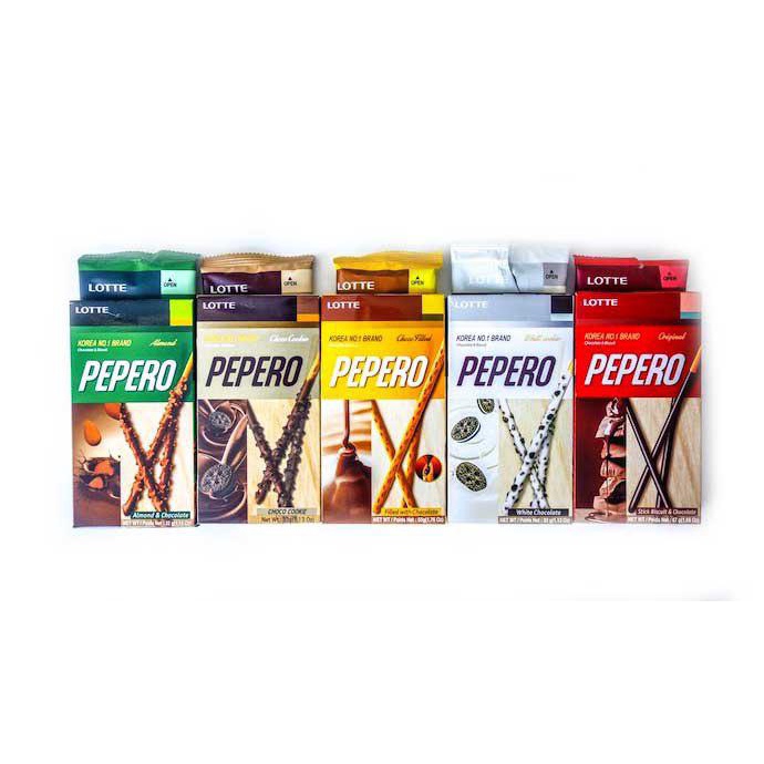 Pepero Almond/ White Cookies/ Choco Cookies 256g (Coklat Langkawi ...