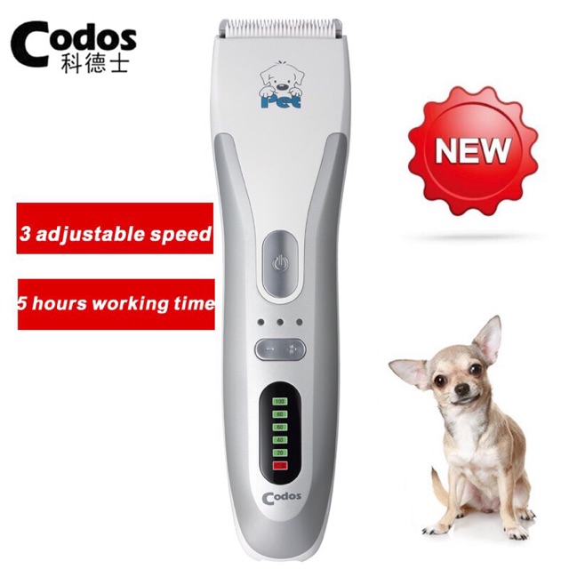 🇲🇾 Codos 8100 Long Life Battery Pet Dog Clipper Hair Trimmer Shaver Grooming Rechargeable CP ...