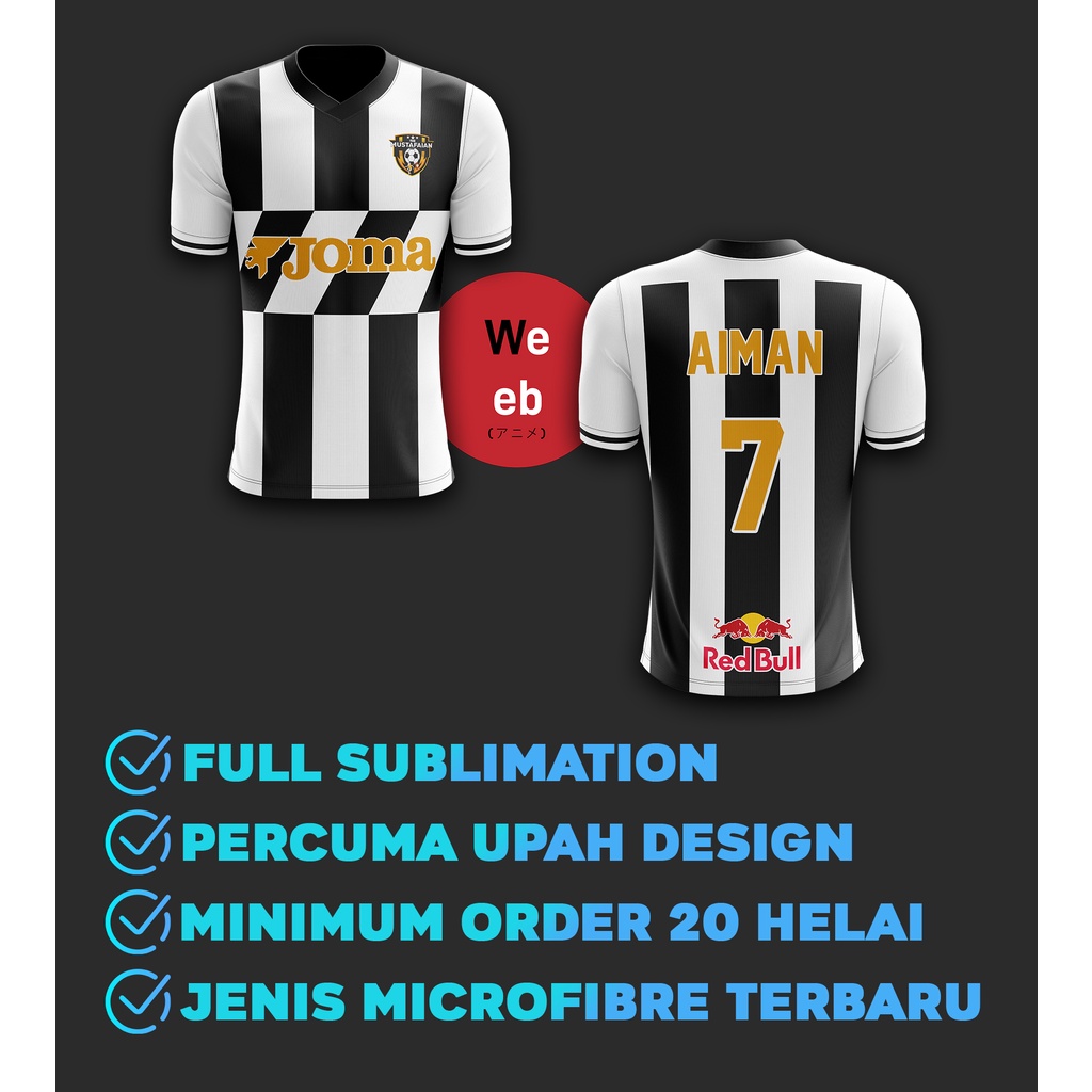 CUSTOM BAJU SENDIRI ( FULL SUBLIMATION JERSEY ) | Shopee Malaysia