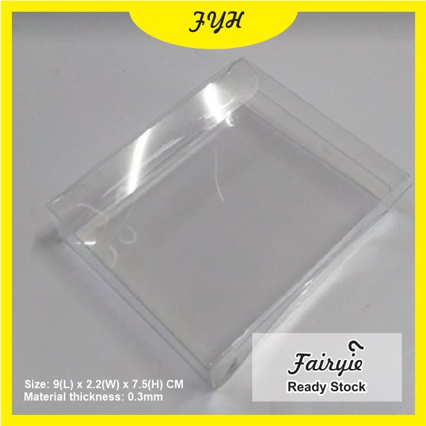 🎀 READY STOCK 🎀 1pc Transparent PVC Plastic Box Packaging PET Box For ...