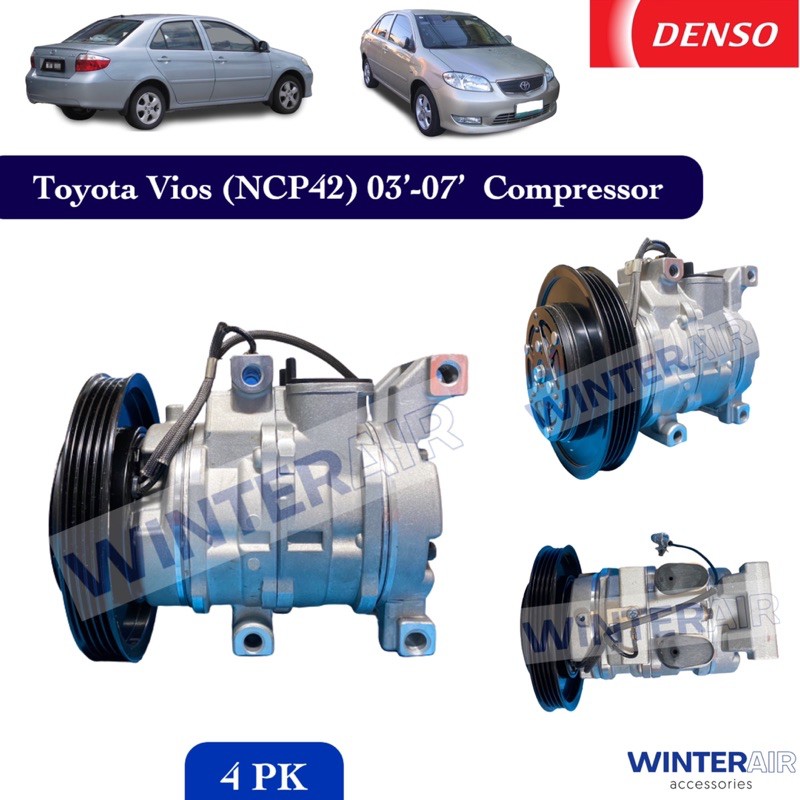 Toyota Vios (2003’-2016’) • Air Cond Compressor (New) • Winter Air ...