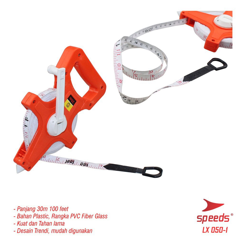 Lx 050-3 Kool Reel Fiberglass Tape Measure Hand Ruler Inch Metric Scale ...