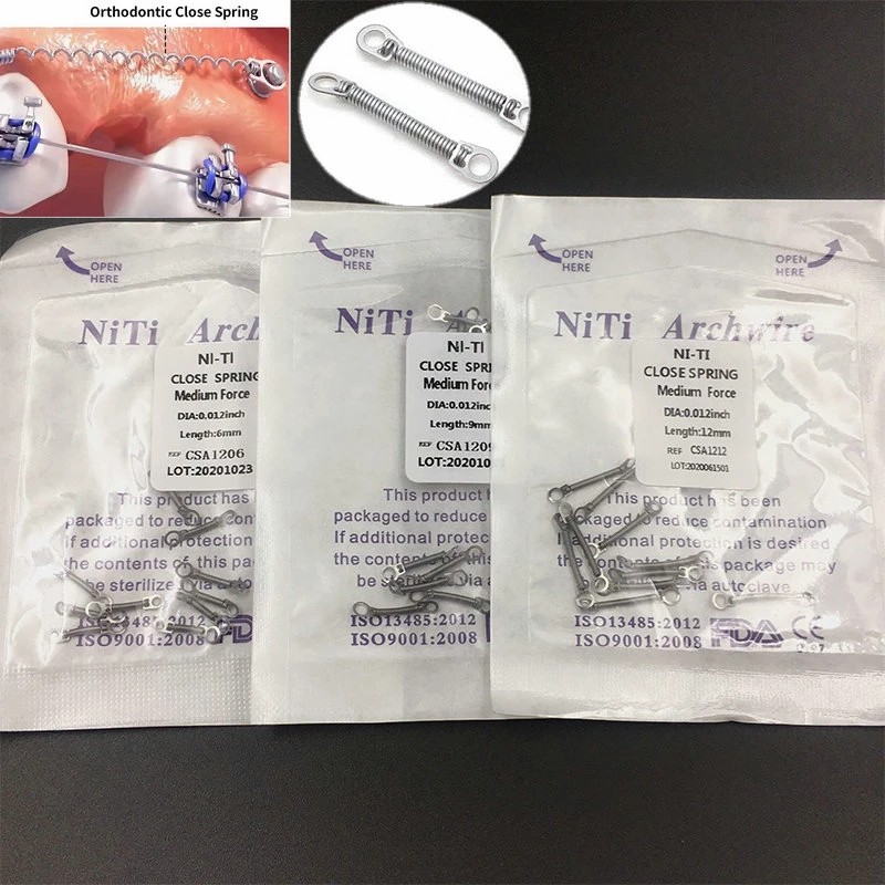 10Pcs/bag Dental Orthodontic Single Anterior Teeth Tooth Torque Spring ...