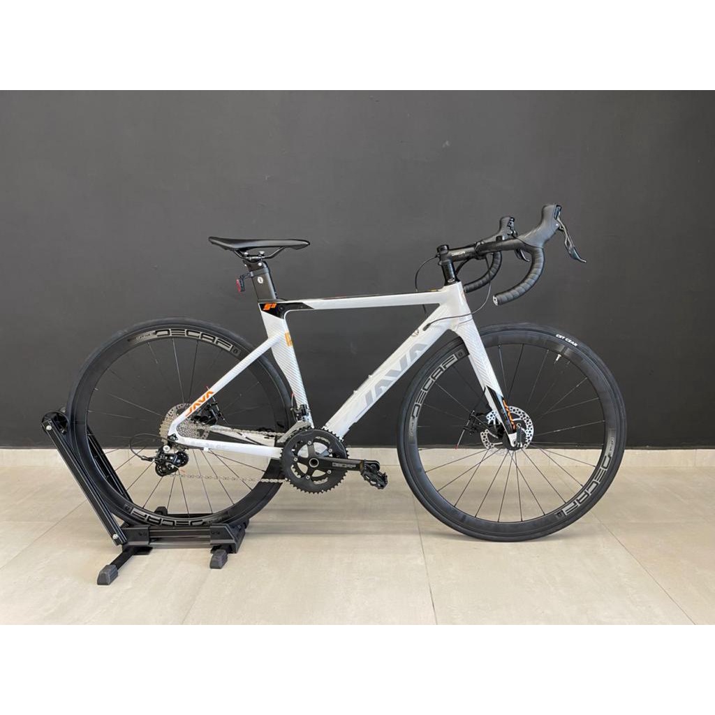 JAVA SILURO 3 UCI APPROVED 2 x 11 SPEED CARBON FORK DISC BRAKE ROADBIKE ...
