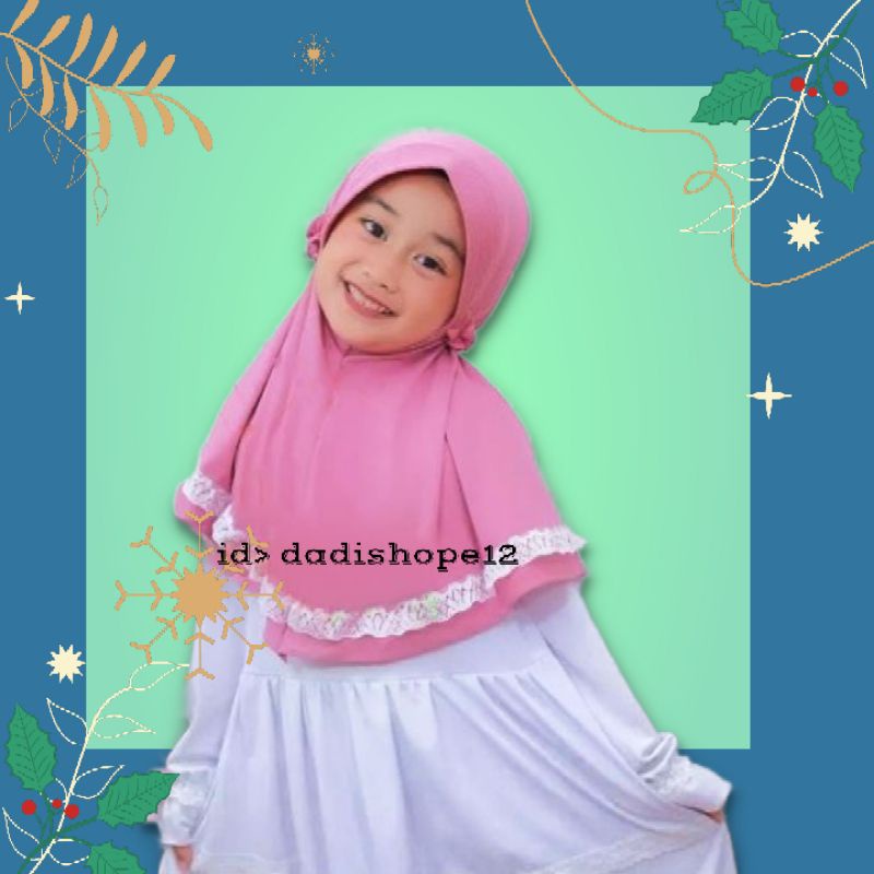 MARYAM Kindergarten Children's Hijab | Ped Flowsy Kindergarten Hijab ...