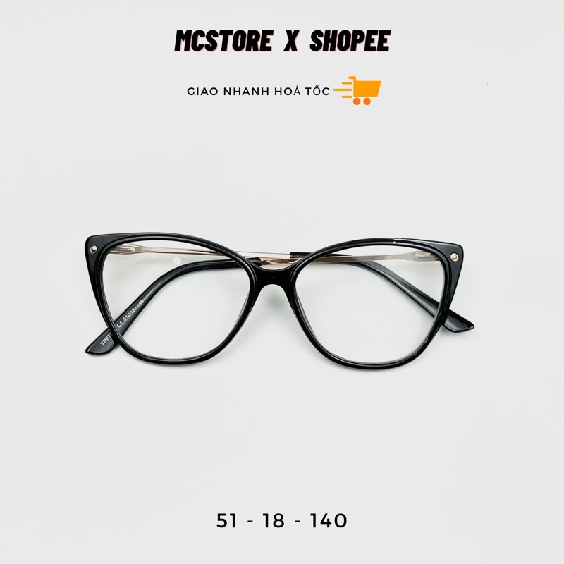 Basic Slanted Cat Eye Glasses Frame MC8705 | Shopee Malaysia