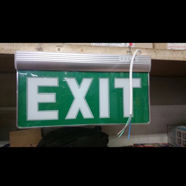 Exit Lamp/emergency exit cover stainless | Shopee Malaysia