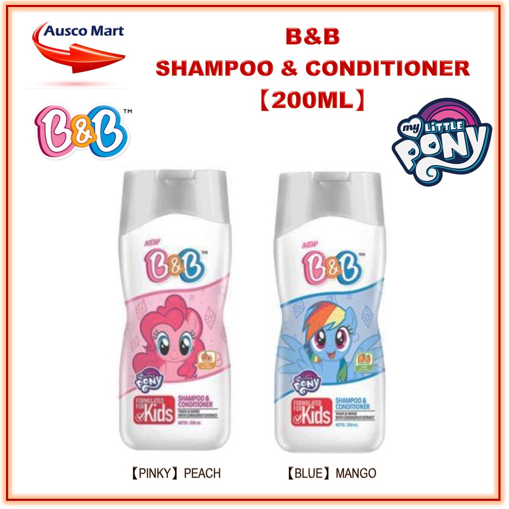 NEW B&B SHAMPOO & CONDITIONER 200ML | Shopee Malaysia