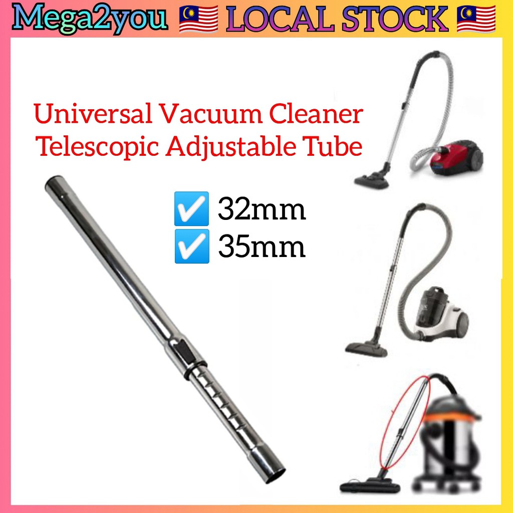 🔥32/35mm🔥 Stainless Steel Vacuum Cleaner Adjustable Telescopic ...