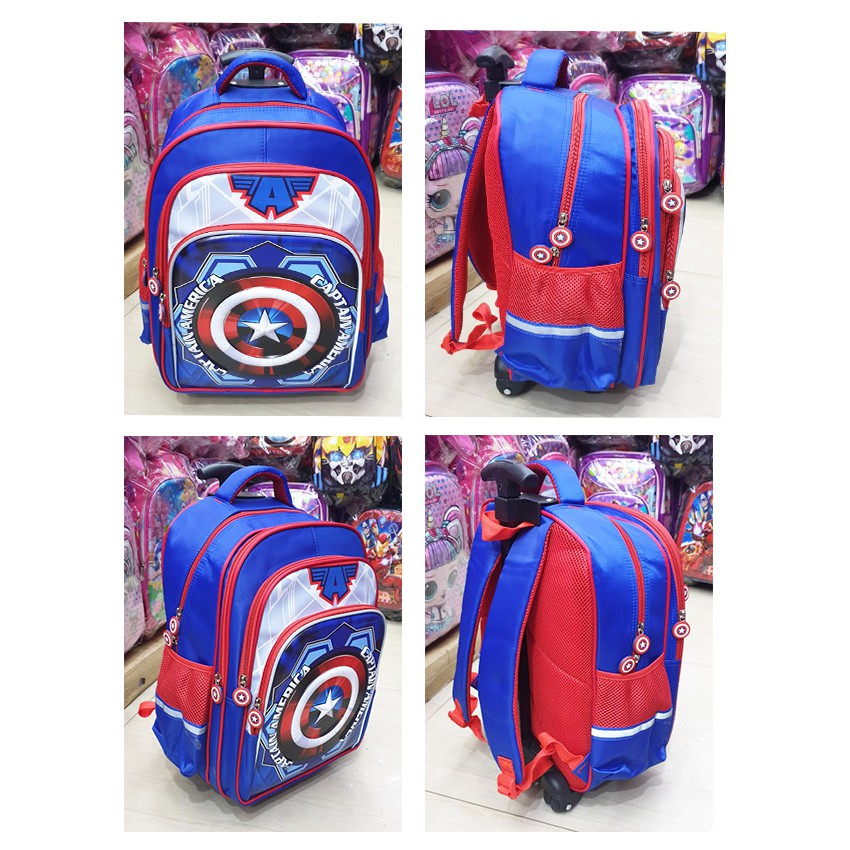 Trolley PUSH BAG FOR PRIMARY SCHOOL BOYS IMAGE OF THE ROBOT SUN ...
