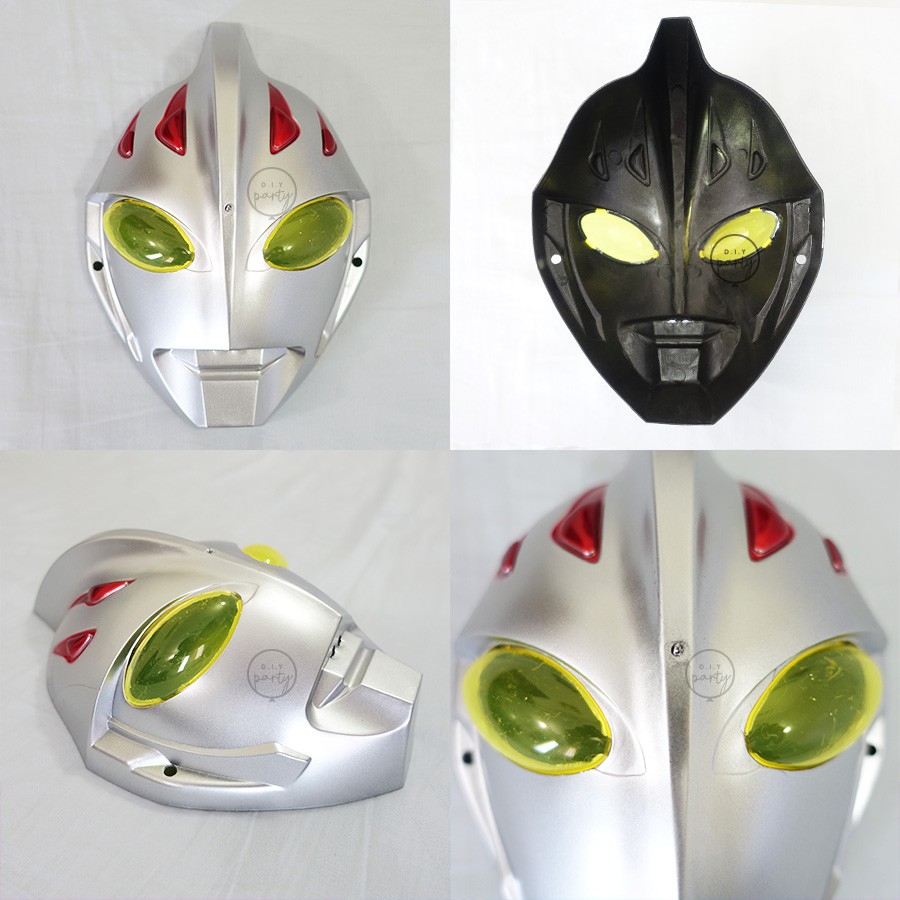 Ultraman Mask Cape Sword LED Topeng Kids Toys Ultra man Birthday Gifts ...