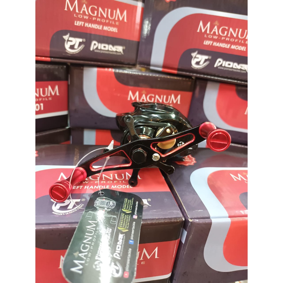 PIONEER MAGNUM LOW-PROFILE CASTING REEL (WITH LINES) | Shopee Malaysia