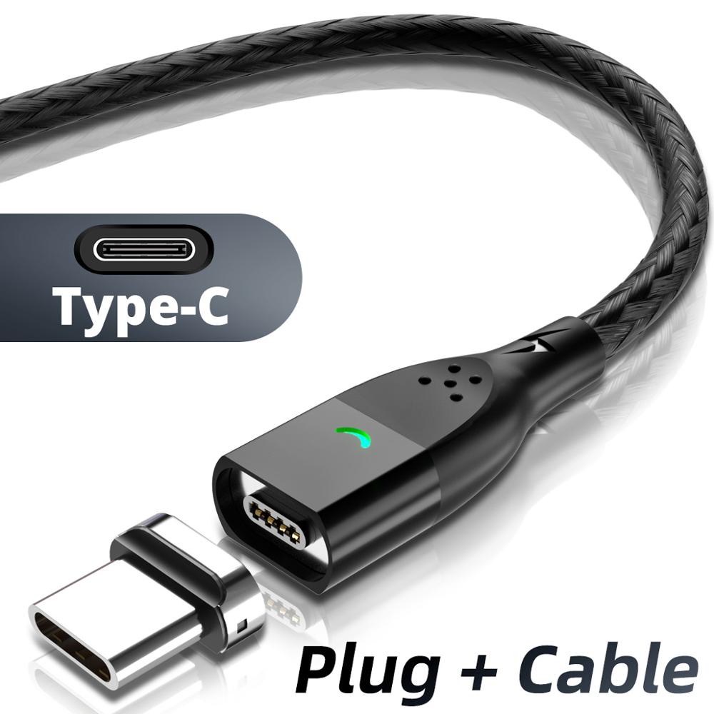 FONKEN Magnetic Cable 3A USB Magnetic Phone Charger Data Cord USB Type ...