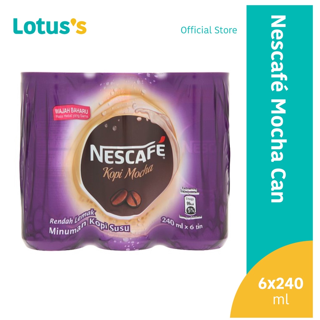 Nescafe Mocha Milk Coffee Drink 6 x 240ml | Shopee Malaysia