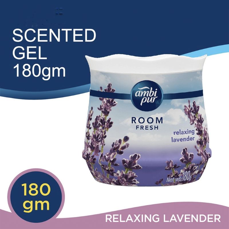 AMBI PUR Room Fresh Air Refreshing Relaxing Lavender Gel (180g ...