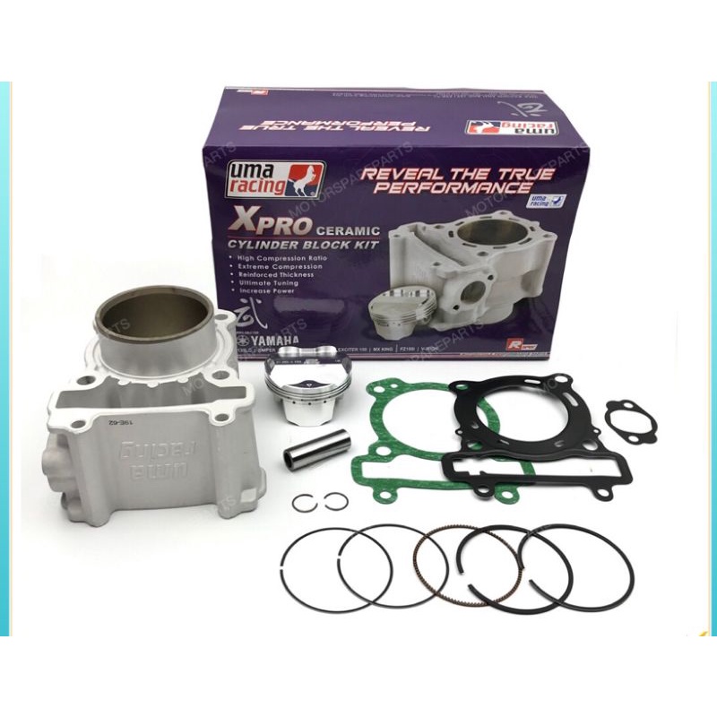 Y15/LC135/NVX/RS150/N-MAX/ Y16 62MM 65MM 63MM 57MM UMA RACING BLOCK SET ...