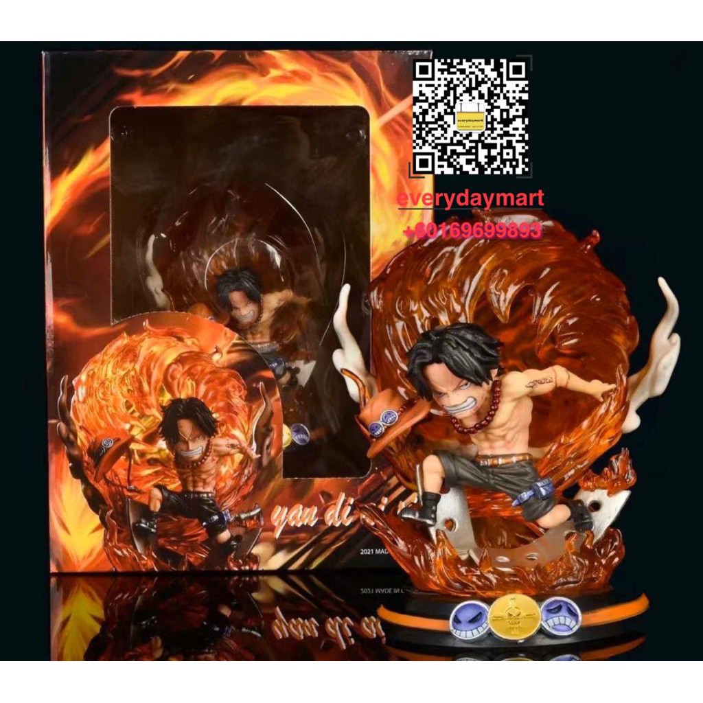 ONE PIECE🔥PORTGAS D. ACE FIRE FIST ACE🔥STATUES ACTION FIGURE TOYS💥海贼王炎帝 ...
