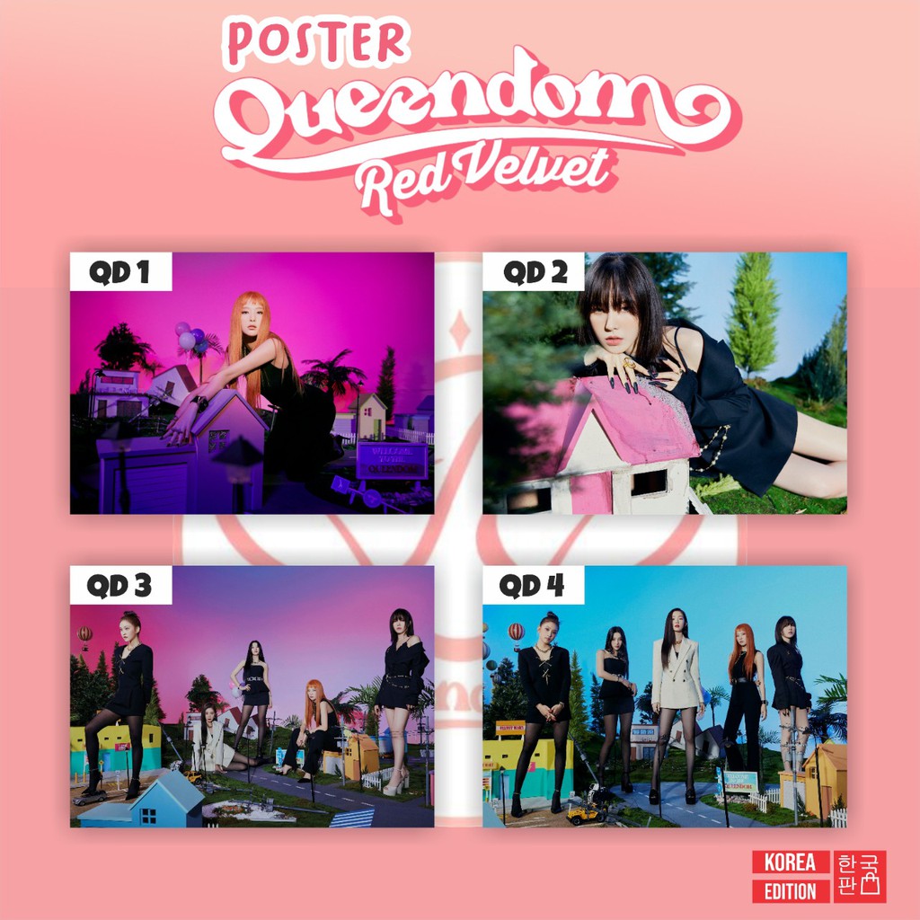 New CATALOG Poster RED VELVET QUEENDOM Irene Joy Seulgi Wendy Yeri Poster KPOP | Shopee Malaysia
