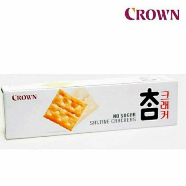 Crown Saltine Crackers - Korean Snack Saltine Crackers Clean Weight 56g ...