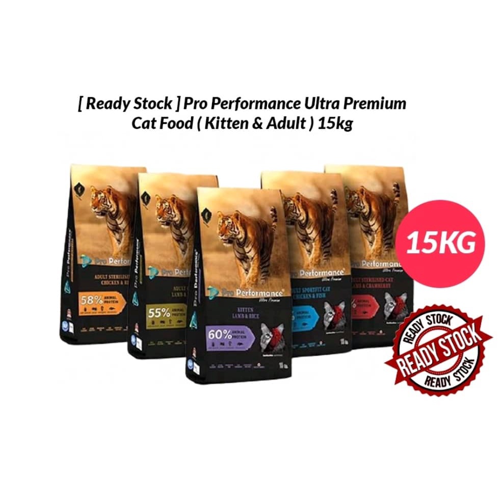 Pro Performance Ultra Premium Cat Food Adult/Kitten-15Kg | Shopee Malaysia