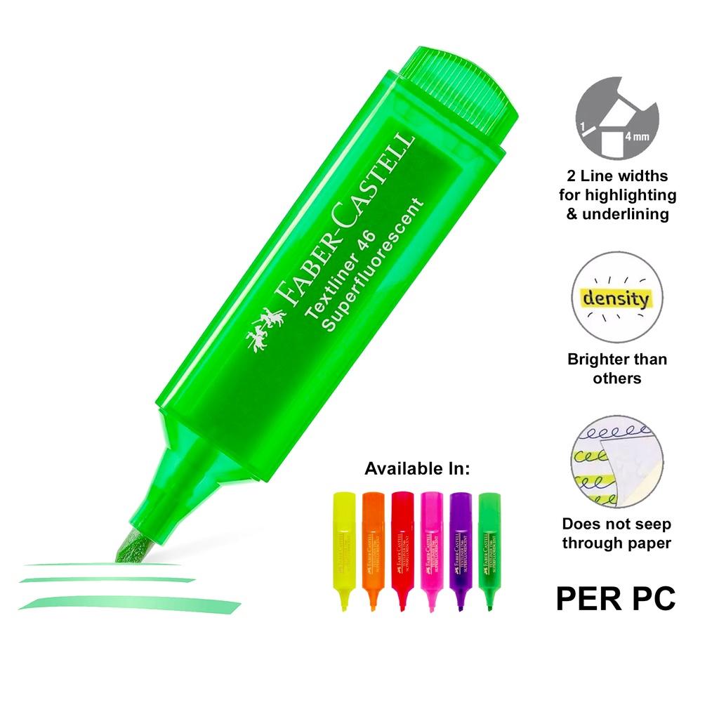 Faber-Castell Textliner (1546 / 46) Superfluorescent Fluorescent ...