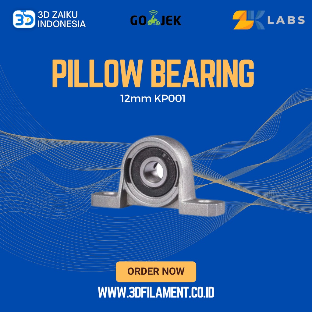 Zklabs Pillow Block Bearing 12mm KP001 | Shopee Malaysia