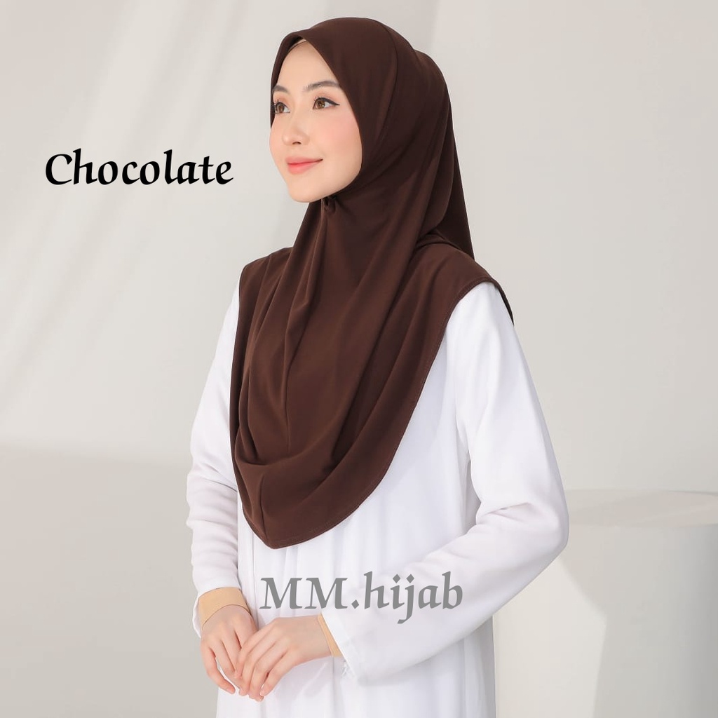 Tudung Sarung Moscrepe Sarimah Plain Instant READY STOCK SIZE M L | Shopee Malaysia