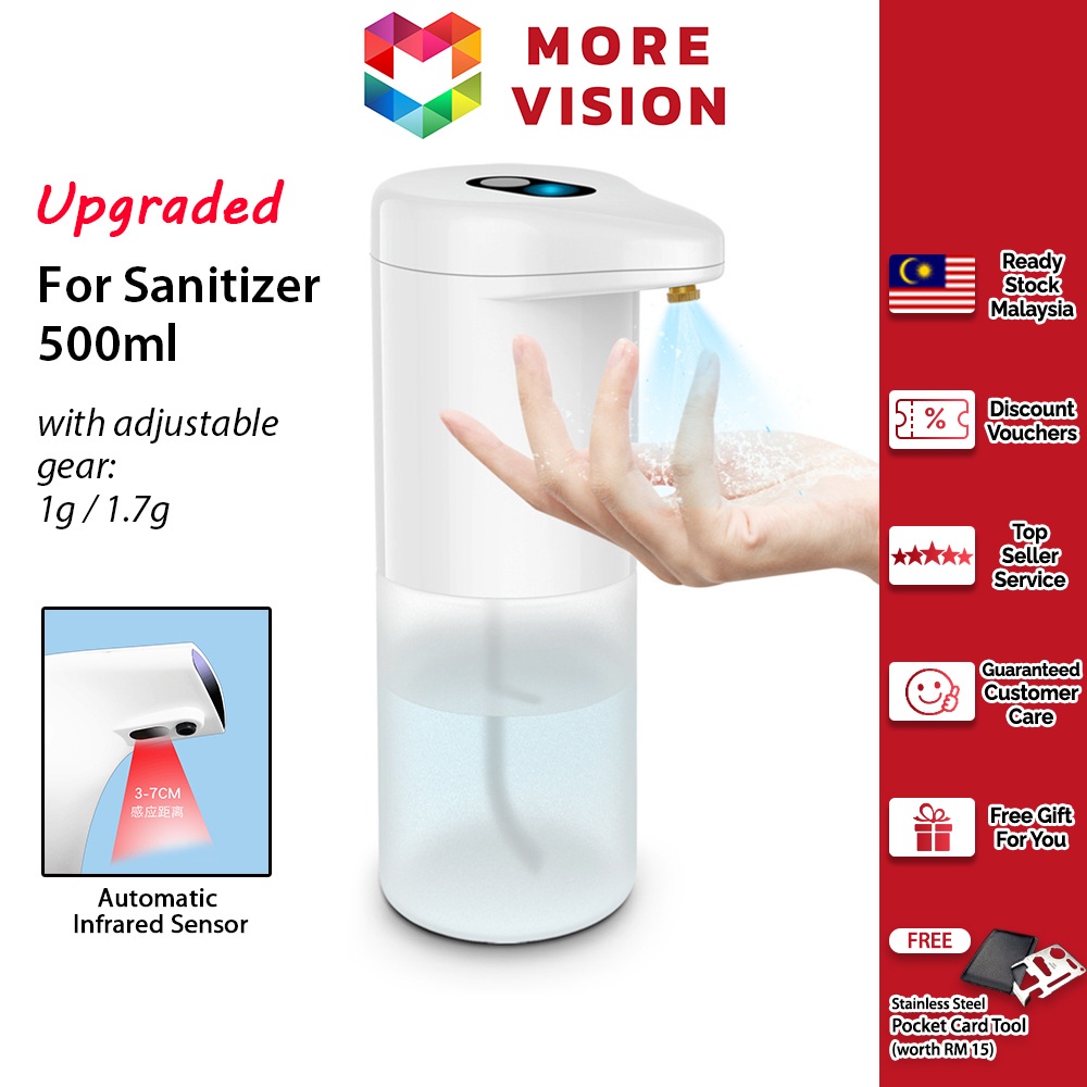 Automatic Sanitizer Soap Dispenser Liquid Spray Gel Hands Free Auto ...