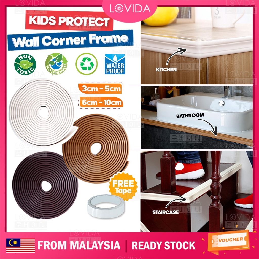 LOVIDA Self Adhesive Wainscoting Furniture DIY Protectors Decoration ...