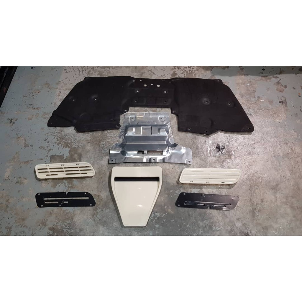 1 evo x steel bonet hood fit untuk mitsubishi lancer gt proton inspira ...