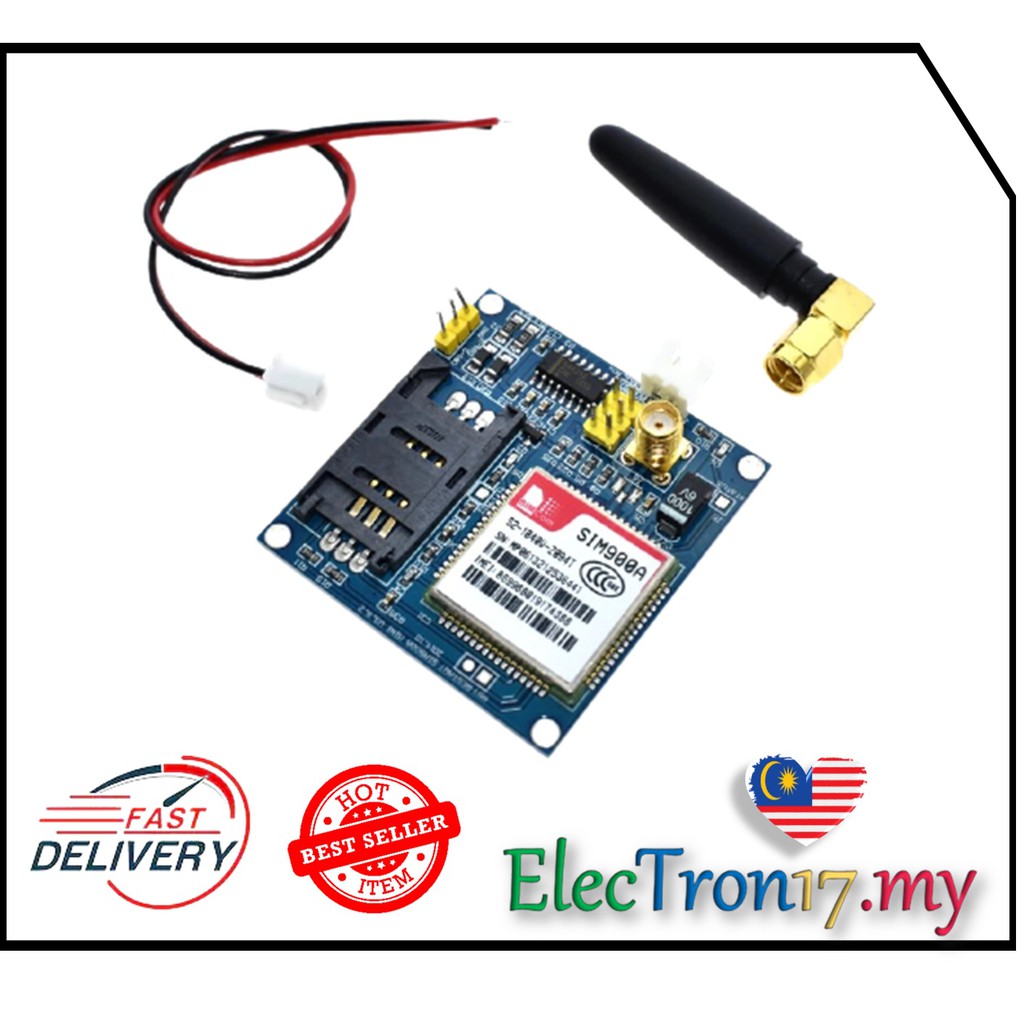 SIM900A GSM GPRS Wireless Extension Module Board SIM 900A + Free ...