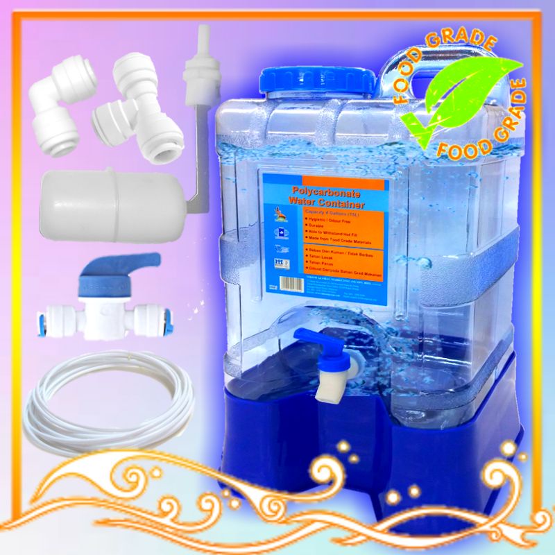 PolyCarbonate Water Container／4 Gallon／Water Tong /Water Filter ...