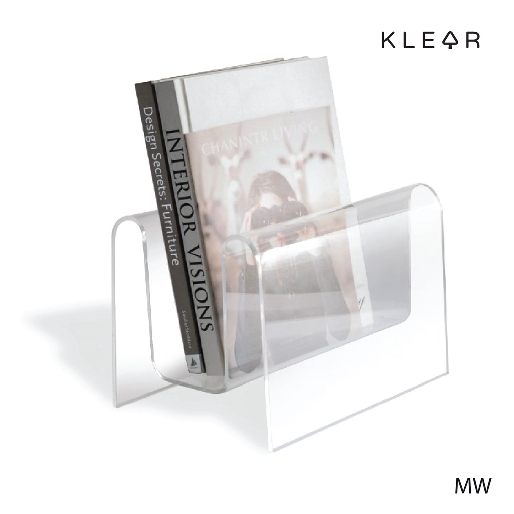KLEAR MW Book Stand Bookshelf On The Desk Put The Shelf Clear Acrylic: KD021 | Shopee Malaysia