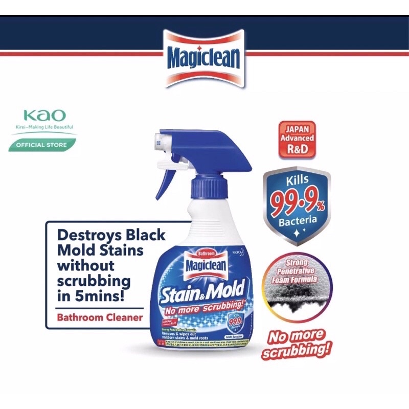 MAGICLEAN Bathroom Stain and Mold Remover (400ml) | Shopee Malaysia